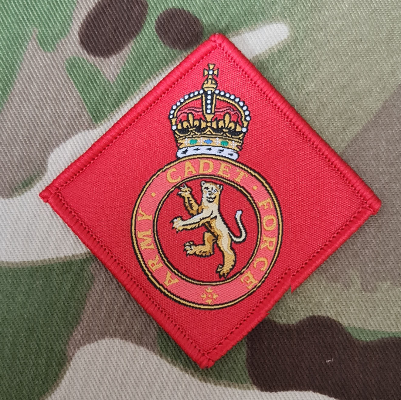 CR3 Army Cadet Force / ACF Tactical Recognition Flash TRF Badge (Full ...