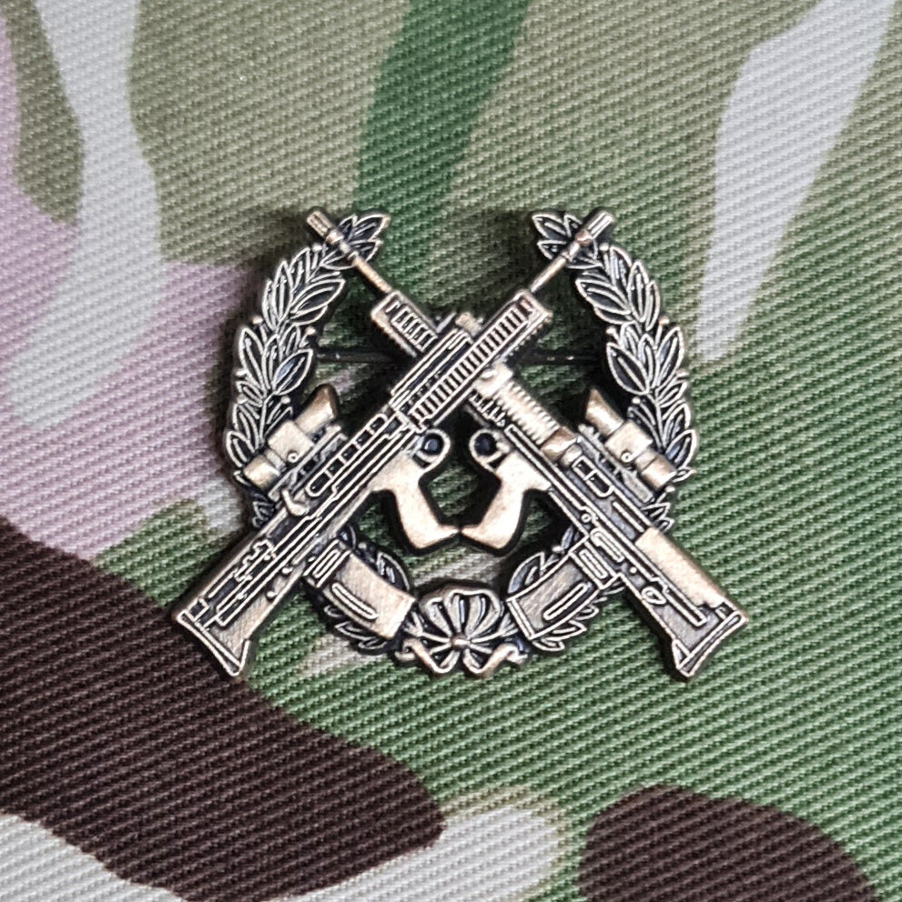 New Style British Army Metal Marksman / Shooting Qualification Badge ...