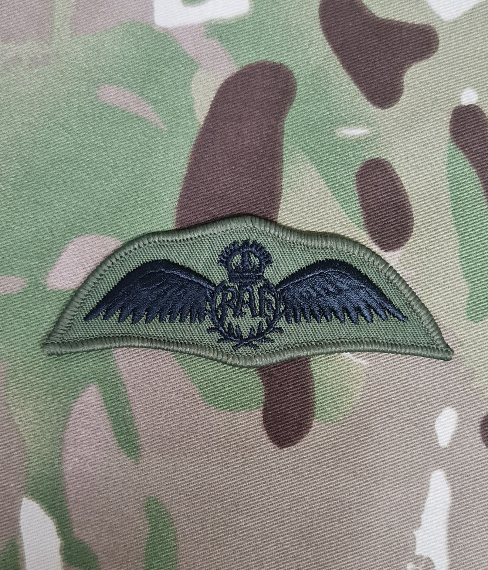 RAF Royal Air Force - Pilot Wings Qualification Wings Cloth - subdued ...