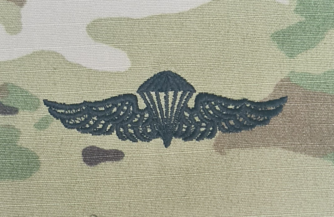 Navy Parachutist Wings - USA / US Navy USN Regulation embroidered patc ...