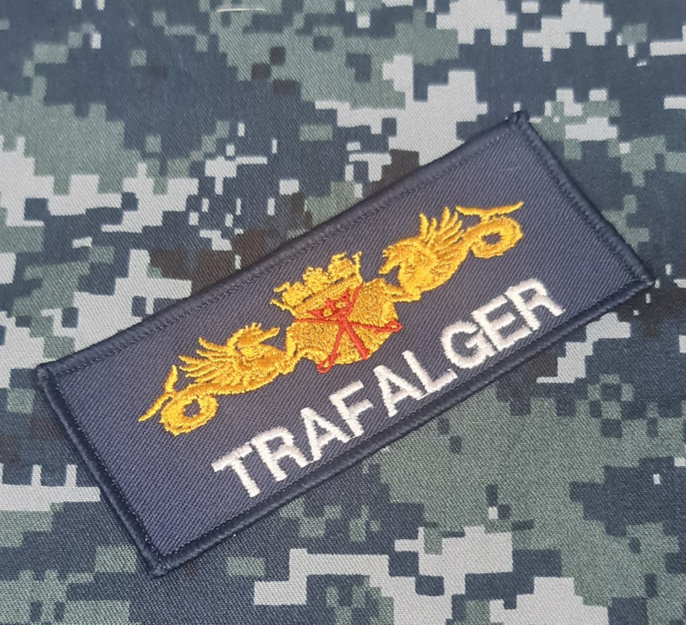 Principle Warfare Officer (PWO) (Gold Award) - Royal Navy Logo - Name ...