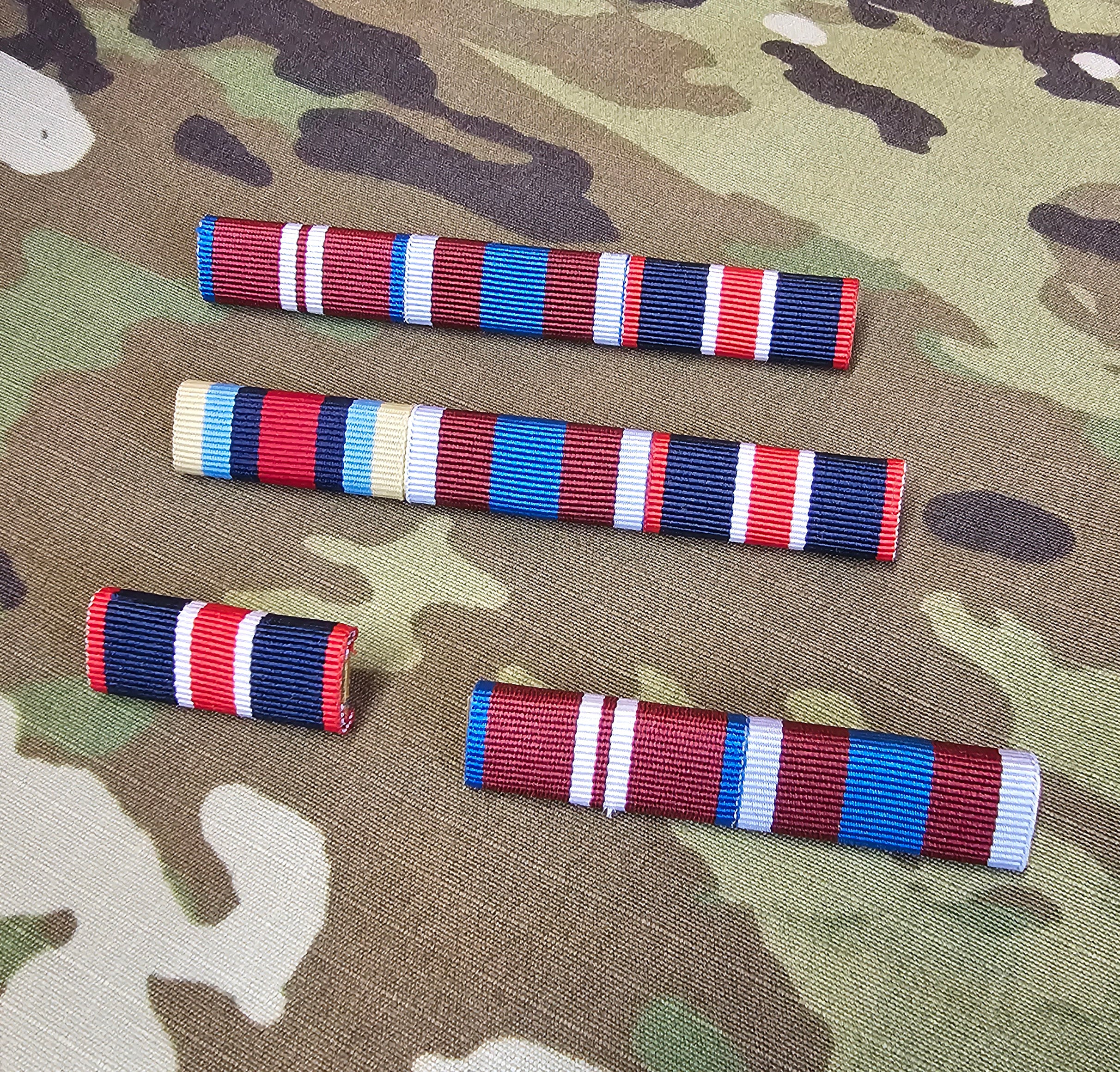Custom Made Medal Ribbon Bar with Clutch & Pin Fixings / Removable ...