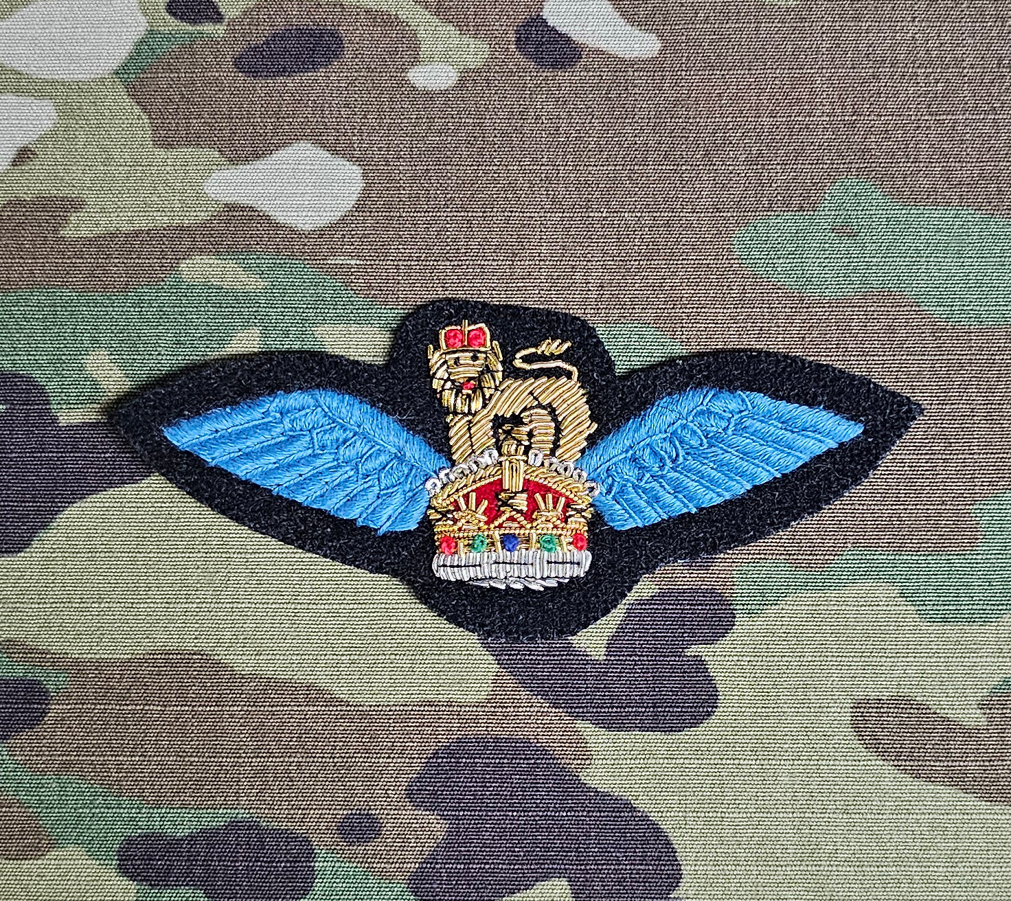 Army Air Corps (AAC) Officer Pilots Wings No2 Service Dress Badge (CII ...