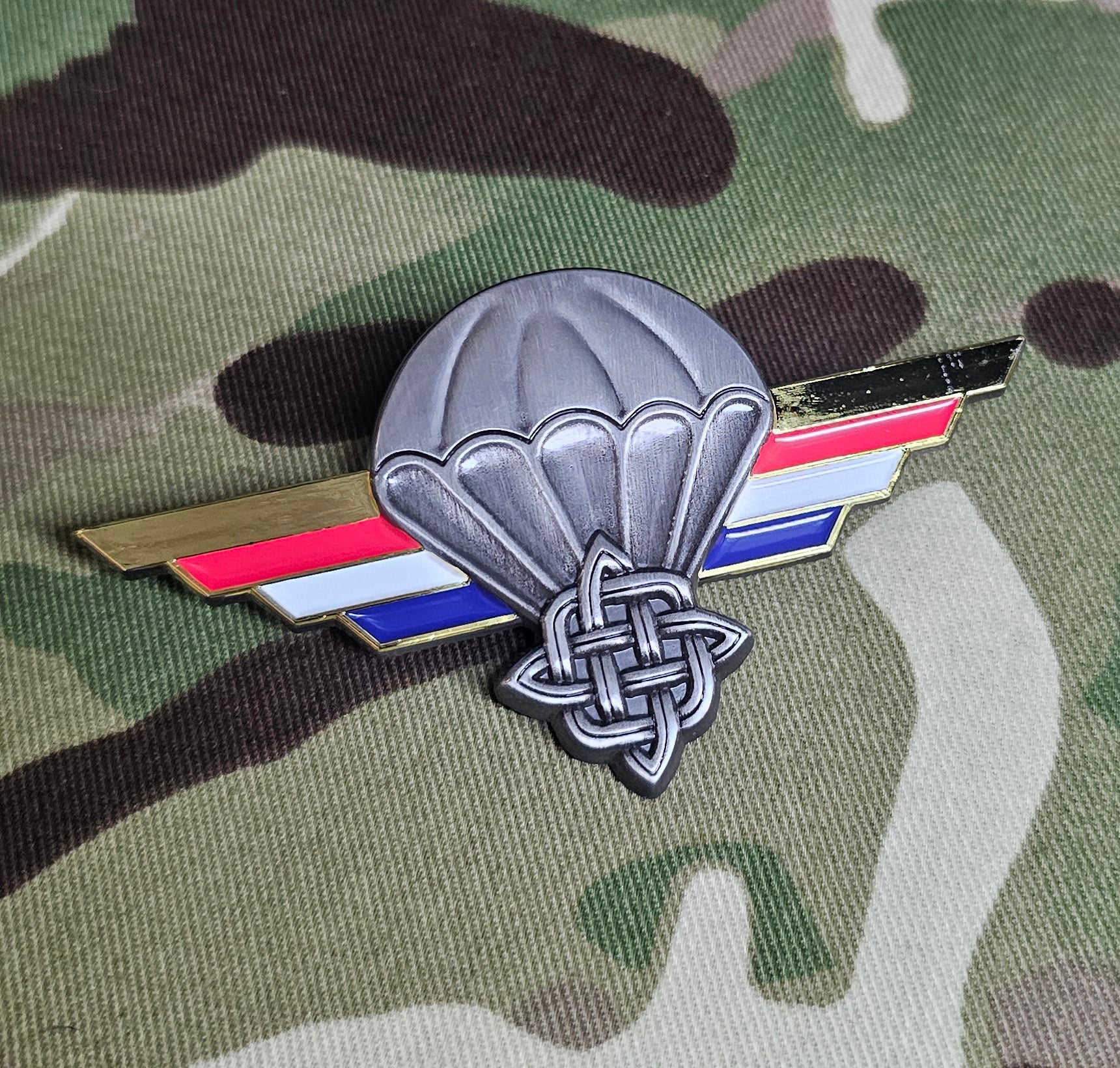 Croatia / Croatian - Parachutist Qualification Metal Jump Wings -Advan ...