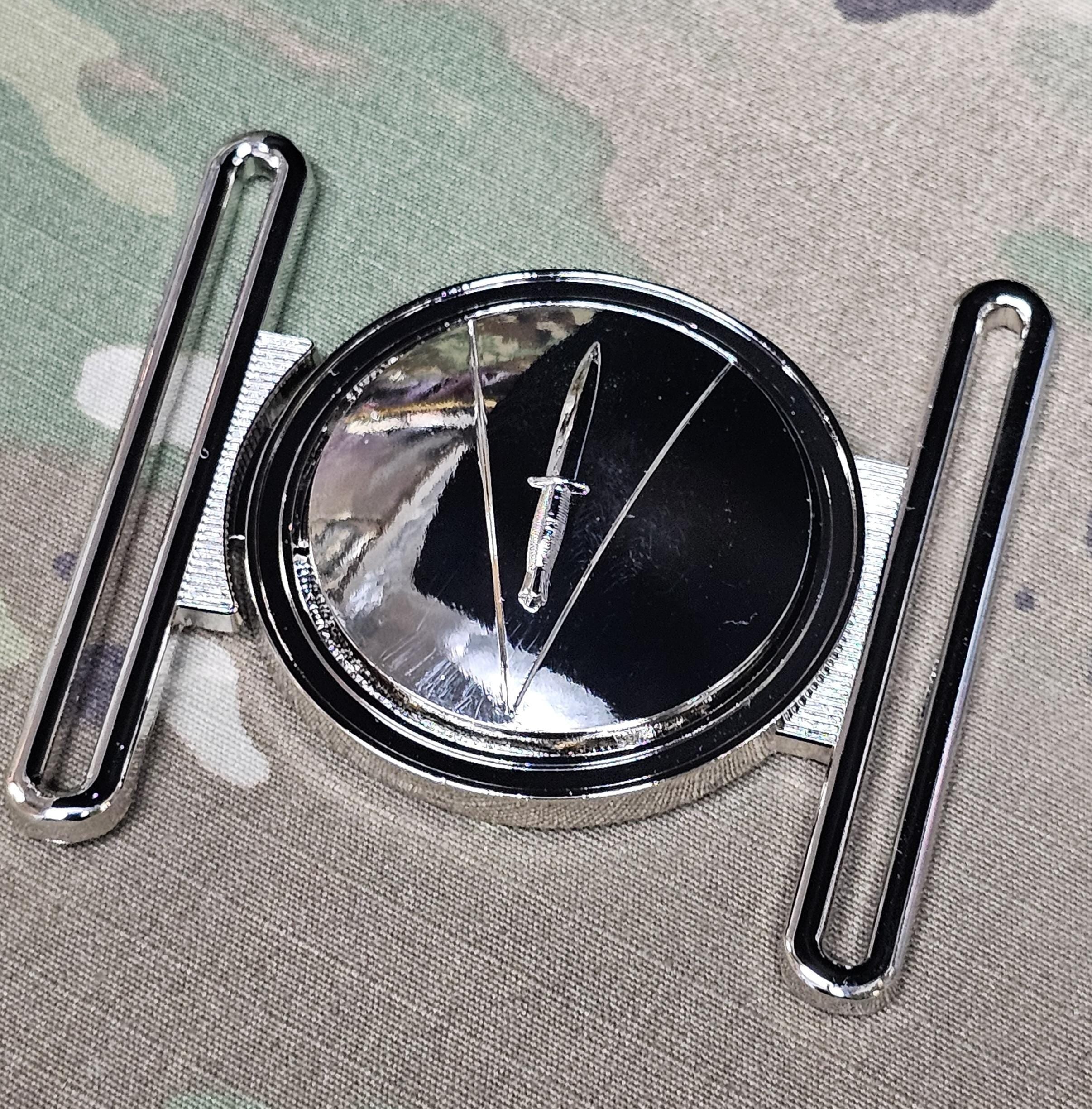 British Army All Arms Commando Stable Belt Buckle - Locket Style - dur ...