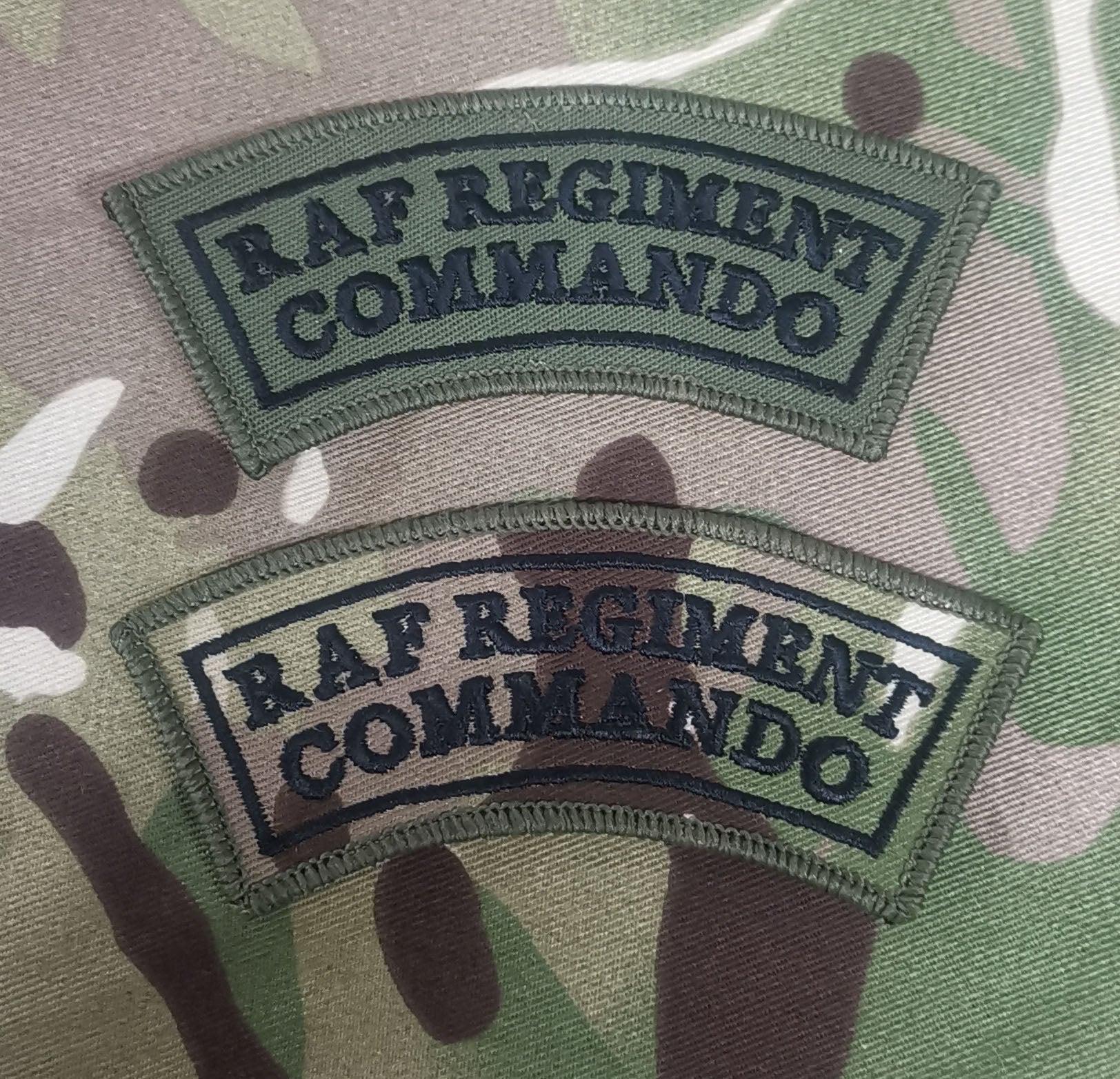 (RAF) Royal Air Force Regiment Commando Embroidered Shoulder Patch (mu ...