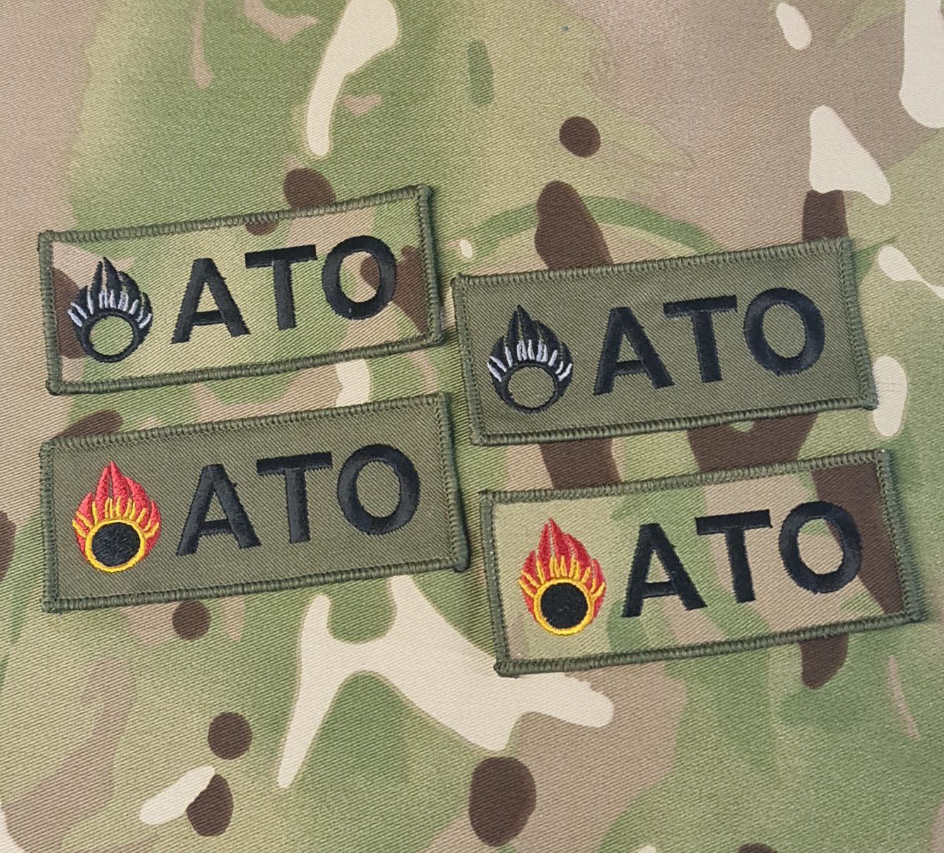 ATO Ammunition technical officer Subdued Embroidered Patch (ammo tech ...