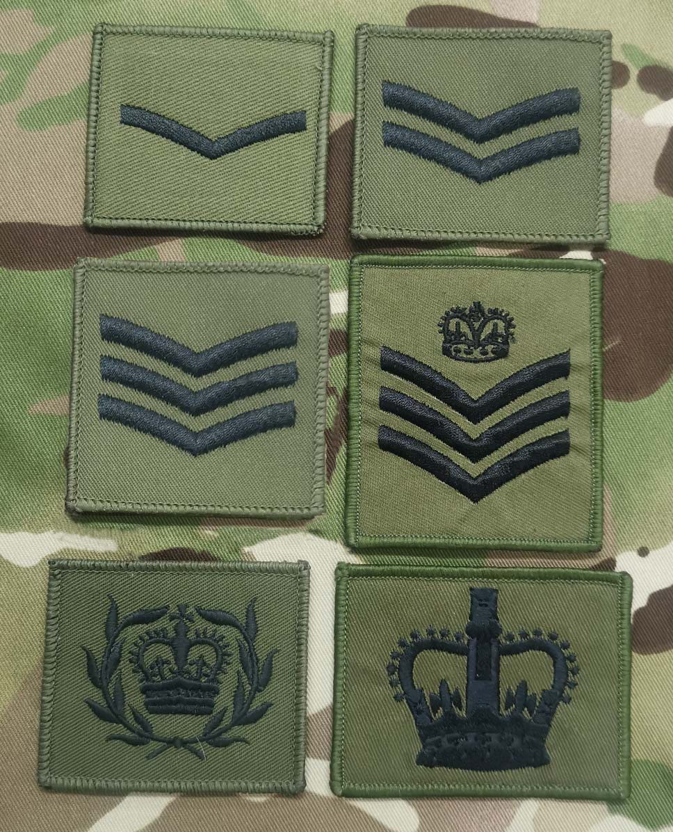 Airsoft Rank Patches
