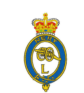 Nery Bty RA (Battery Royal Artillery ) - Embroidered Design - Choose y ...